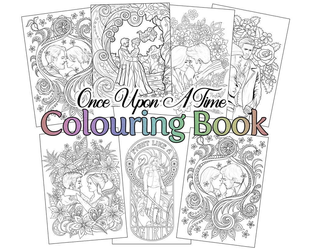 Once Upon A Time colouring book vol 1 – Art by Svenja