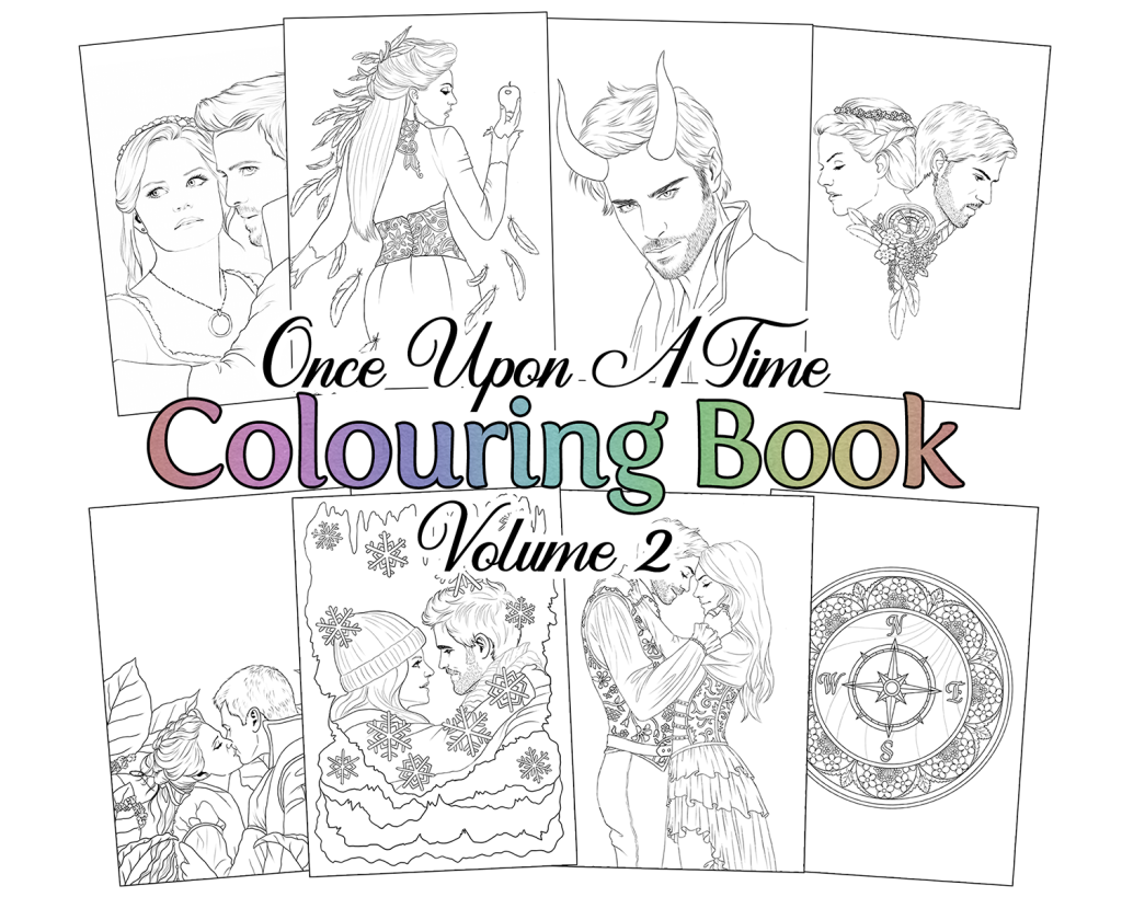 Once Upon A Time colouring book vol 2 – Art by Svenja